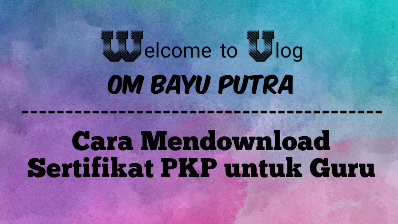 Cara Download Sertifikat Program PKP (Peningkatan Kompetensi Pembelajaran)