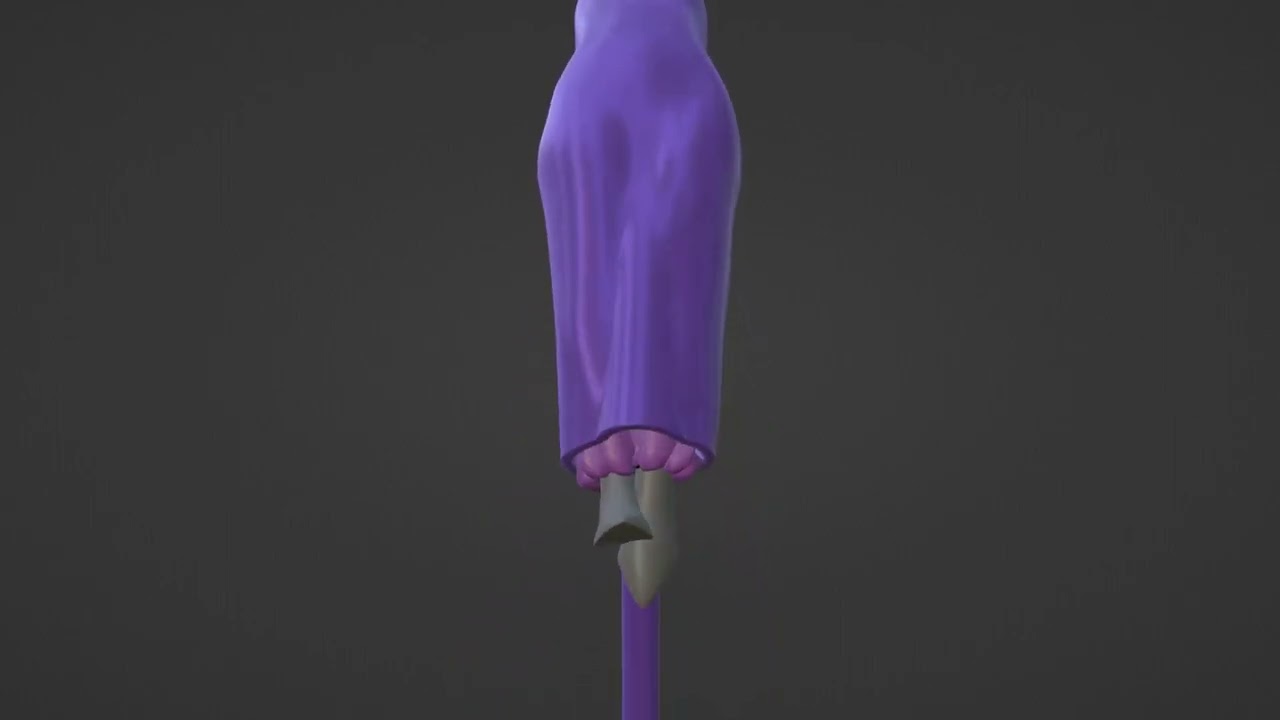 Purple Slime Tentacle vore Caulifla!!