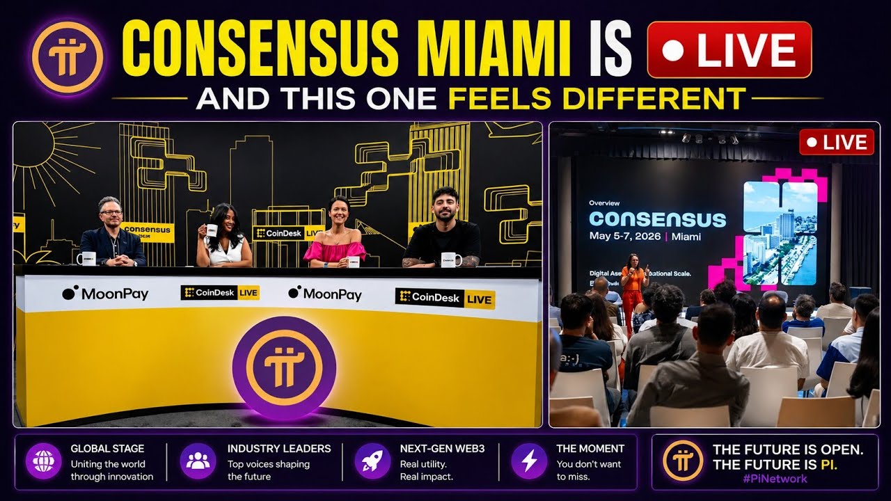 Consensus Miami LIVE NOW Event GCV $314,159 Movement Rising
