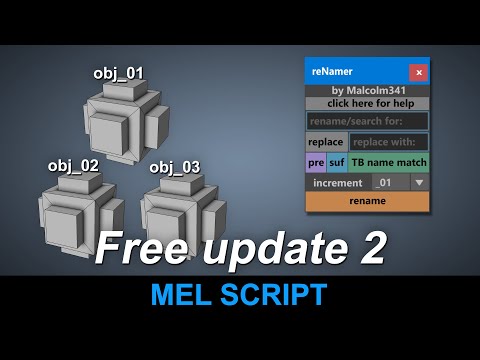 Naming Toolbox for Maya - Free Update 2