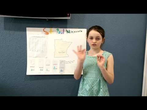 Becoming a meteorologist of ST.Paul Minnesota - 4th grade