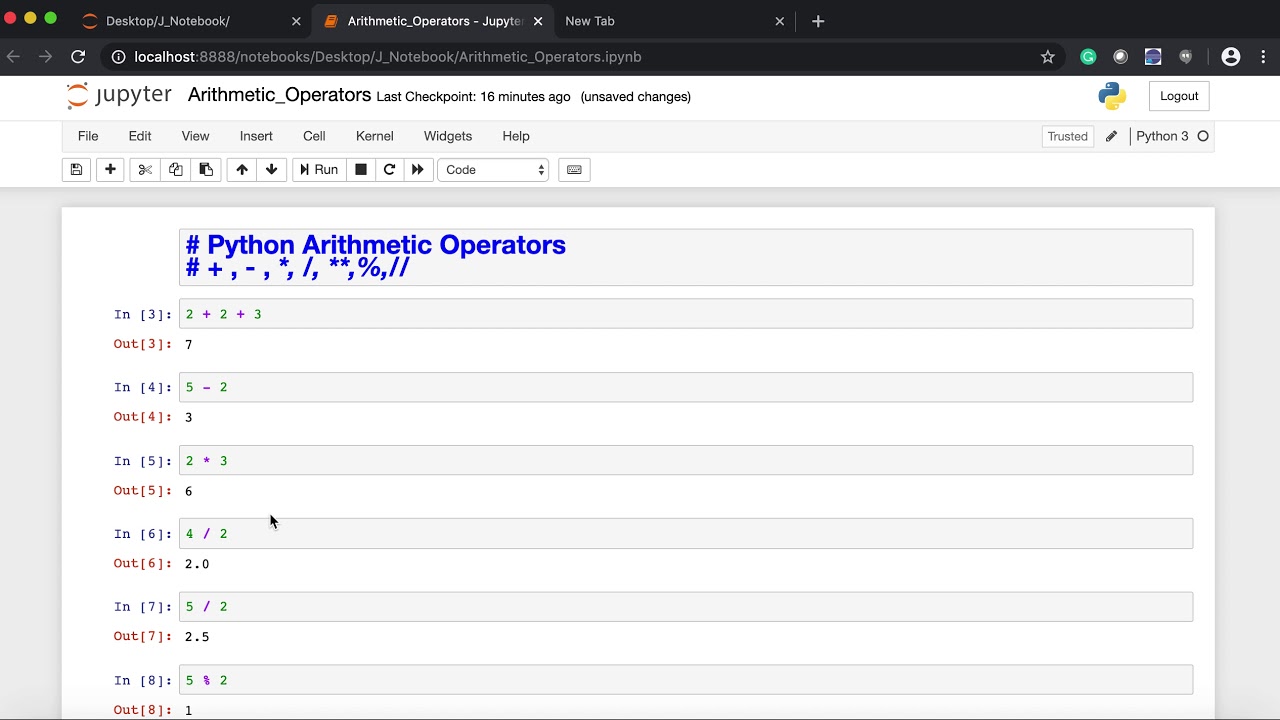 Python EP 5: Arithmetic Operators