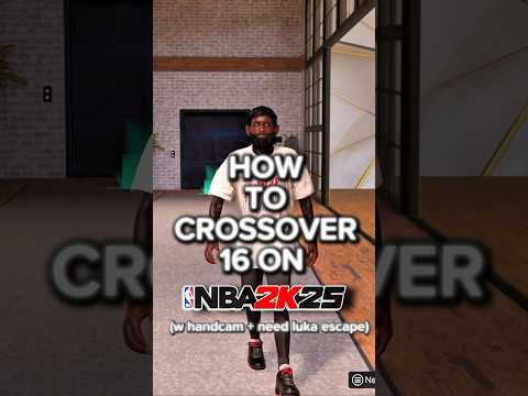 HOW TO 16 CROSSOVER SPAM ON NBA 2K25 #nba2k25 #shorts