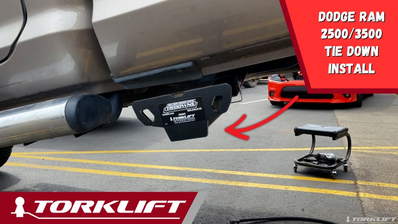 How to Install Torklift Tie Downs  (D2115 & D2101) on Dodge Ram 2500/3500: Step-by-Step Guide