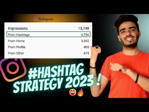 INSTAGRAM HASHTAG STRATEGY 2023 🔥😍 | Viral Hashtag STRATEGY For Instagram | Best REEL Hashtags 2023