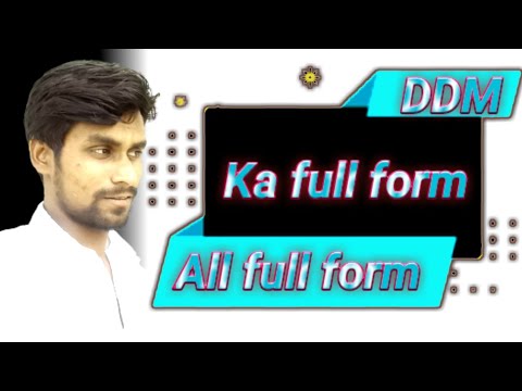 DDM ka full form