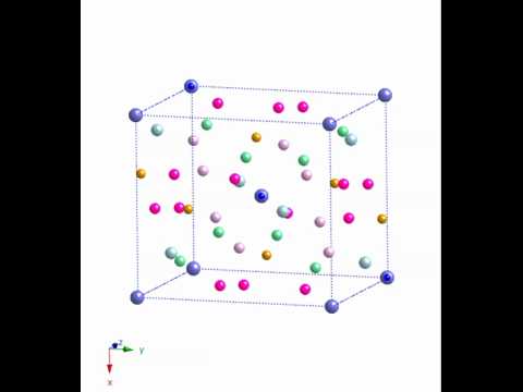 Crystal structure of beta-plutonium