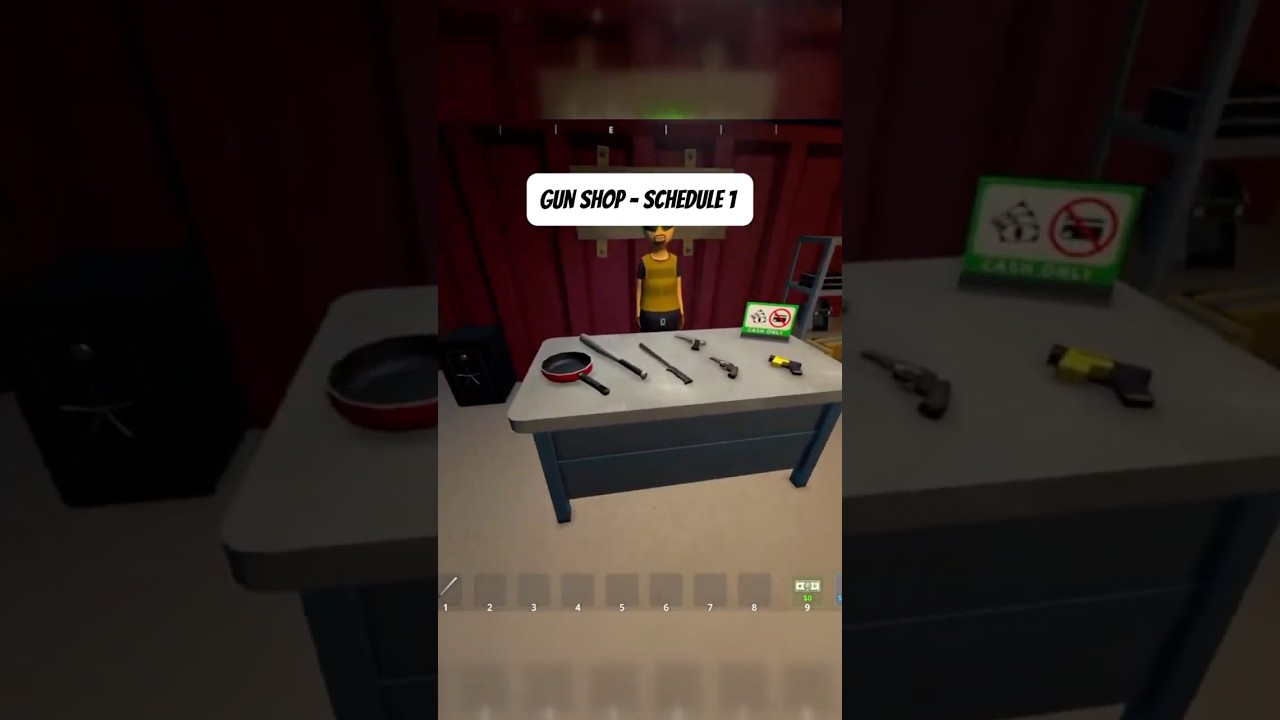 Gun Shop - Schedule 1 Game #schedule1 #tutorial #indiegames