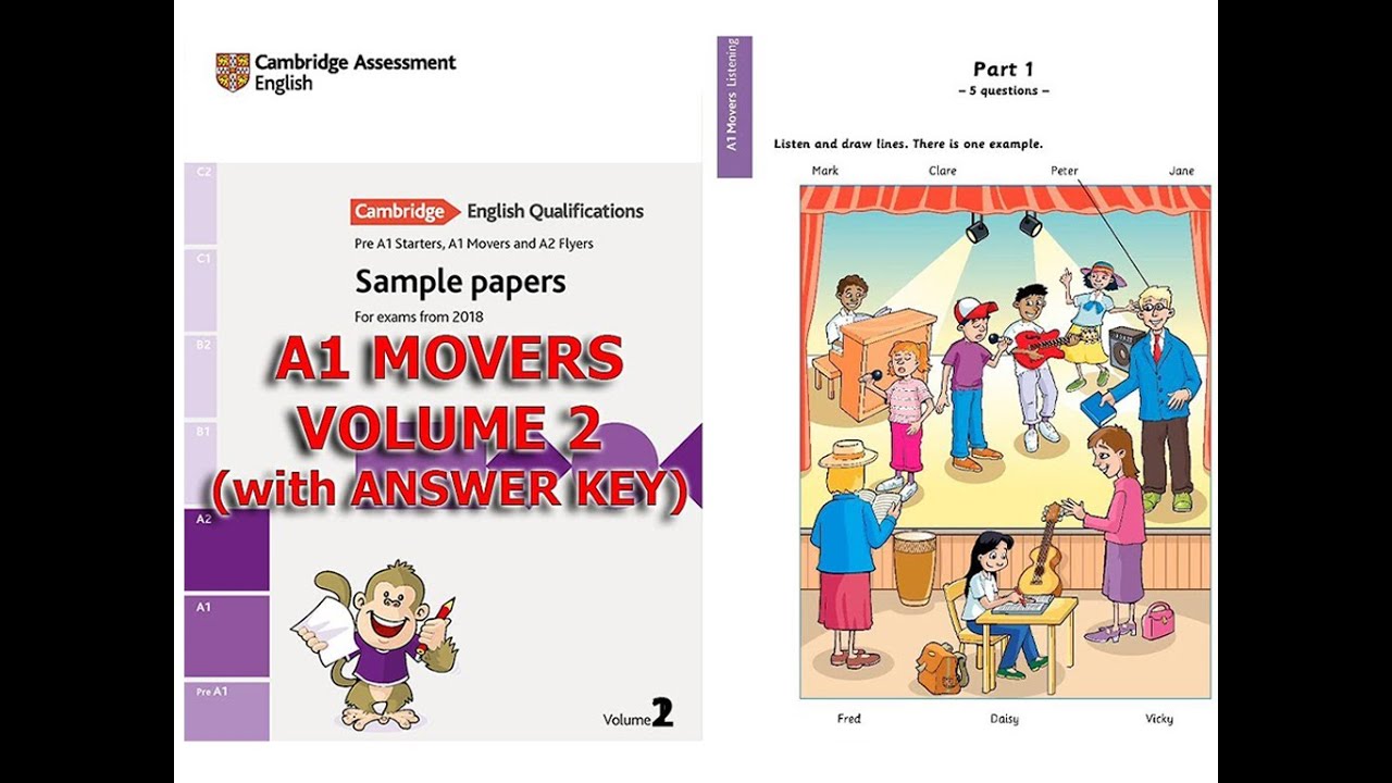 Movers SAMPLE TESTS Volume 2 - Listening Test 2 | Lớp Học Thầy Mol