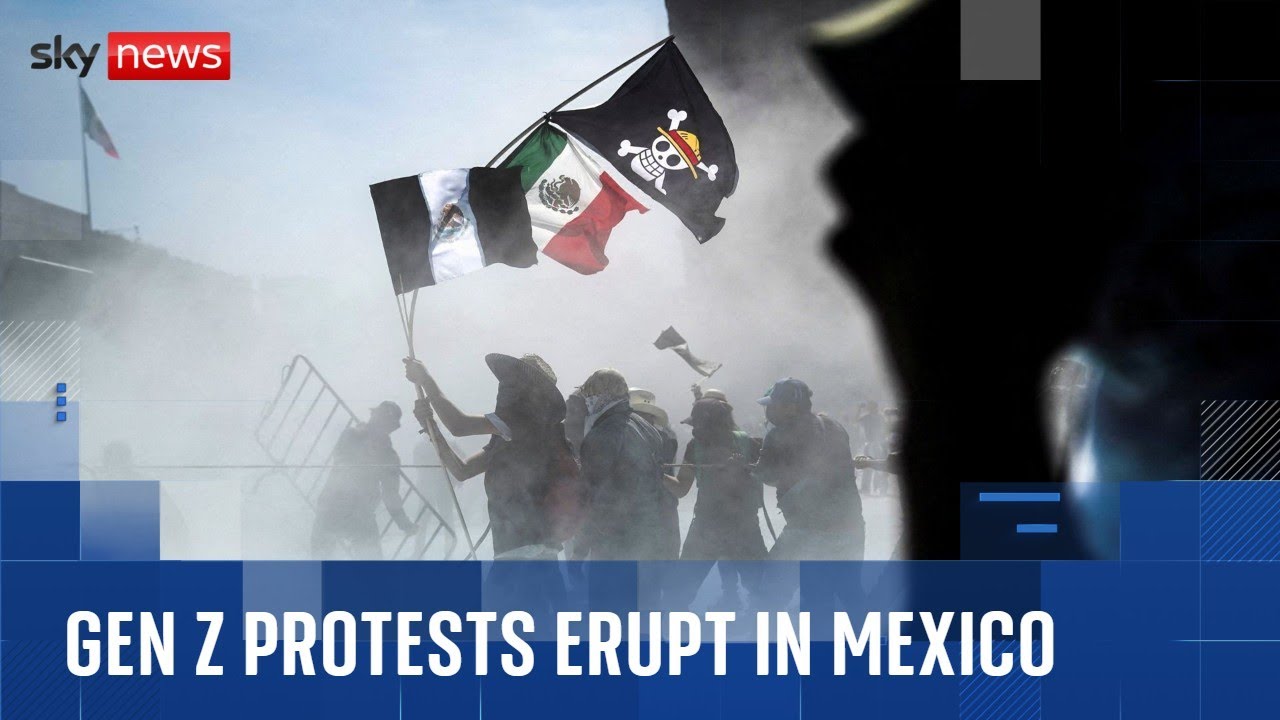 Thousands march against crime and corruption in Mexico Gen Z protests