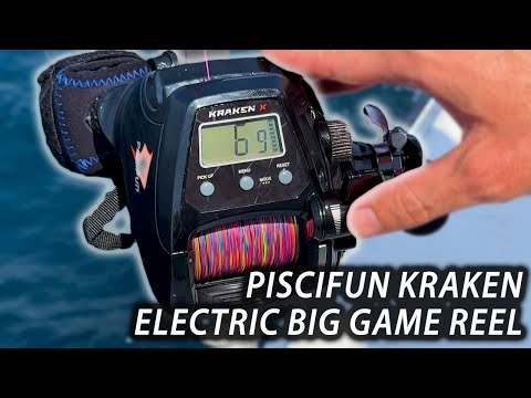 Piscifun Kraken Electric Big Game Reel First Use