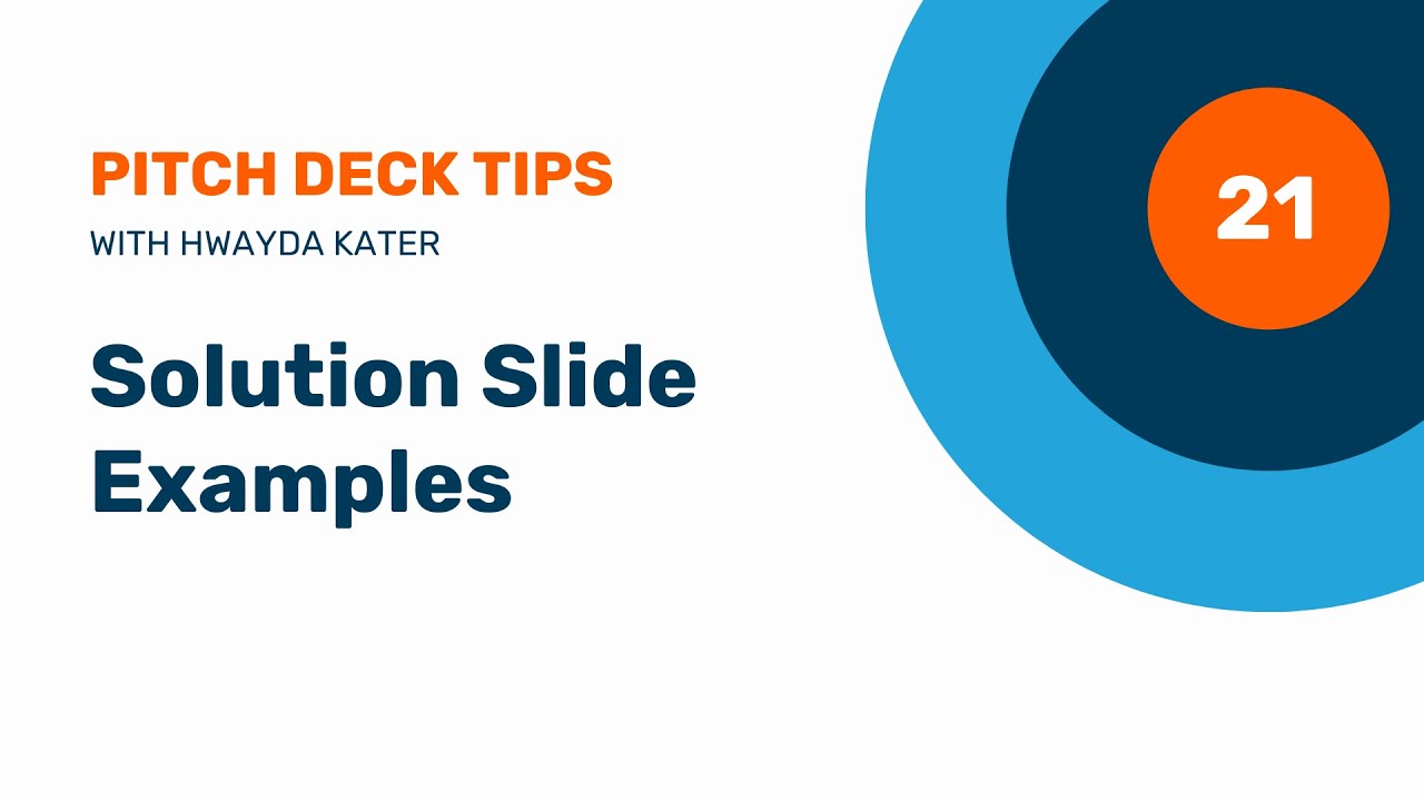 21. Pitch Deck Solution Slide Examples