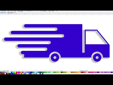 How to create transport logo in coreldraw | 3d logo design | coreldraw tutorial | Graphic design