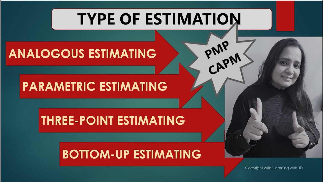 Four Types of Estimation Techniques - PMP & CAPM Exam Tips, Project Mangement, PMBOK, PMI