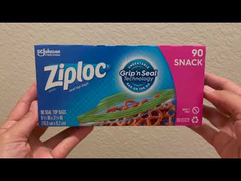 Ziploc Snack Bag with Grip and Seal