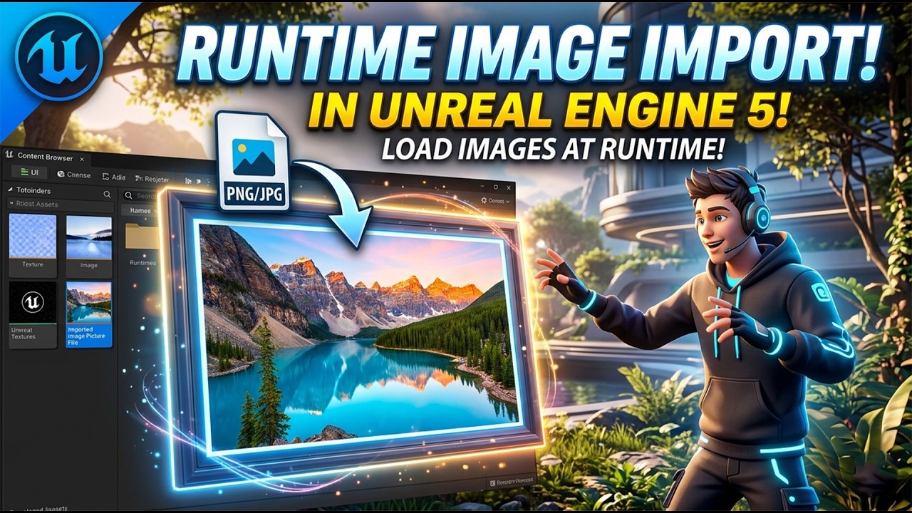 Load ANY Image at Runtime in Unreal Engine 5! (Step-by-Step Tutorial)