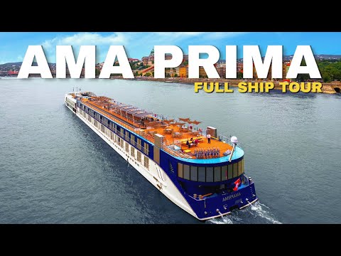 AMA Prima | Full Ship Walkthrough Tour & Review 4K | AMA Waterways River Cruise