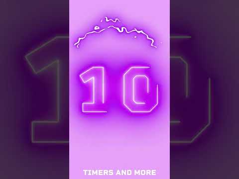 10 Second Electric Zaps Countdown Timer