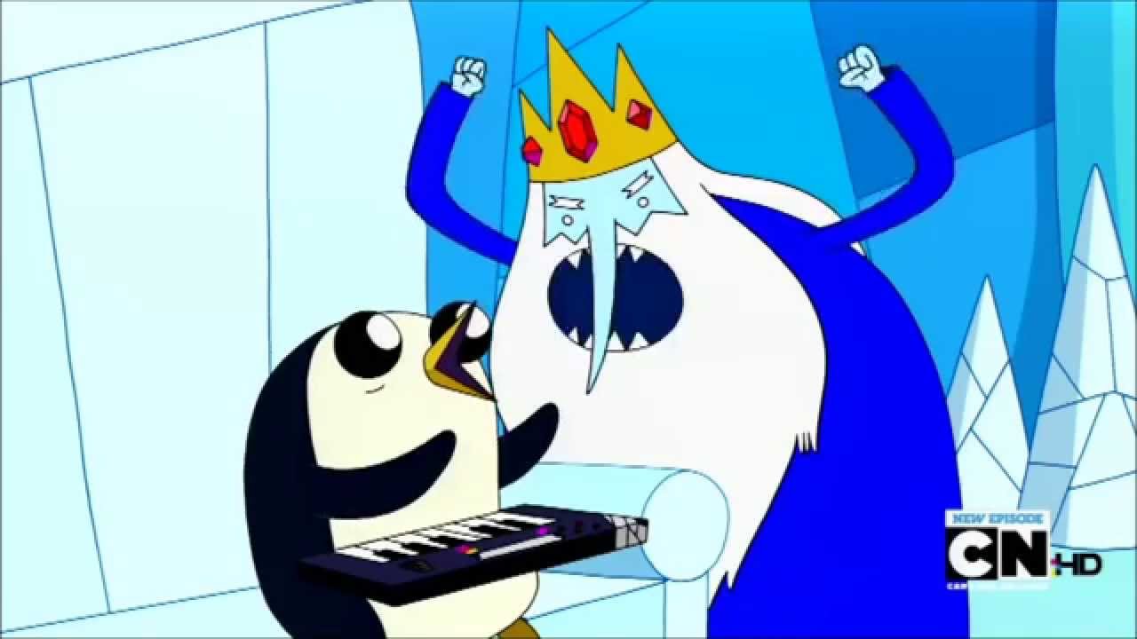 Adventure Time Gunter Stop playing the keyboard!