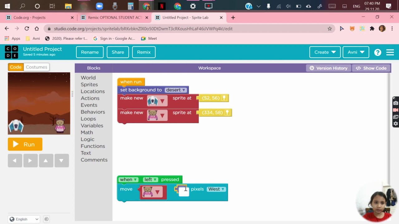 Coding for Kids Beginners Coding Blocks |  Basic projects programming on Code.org