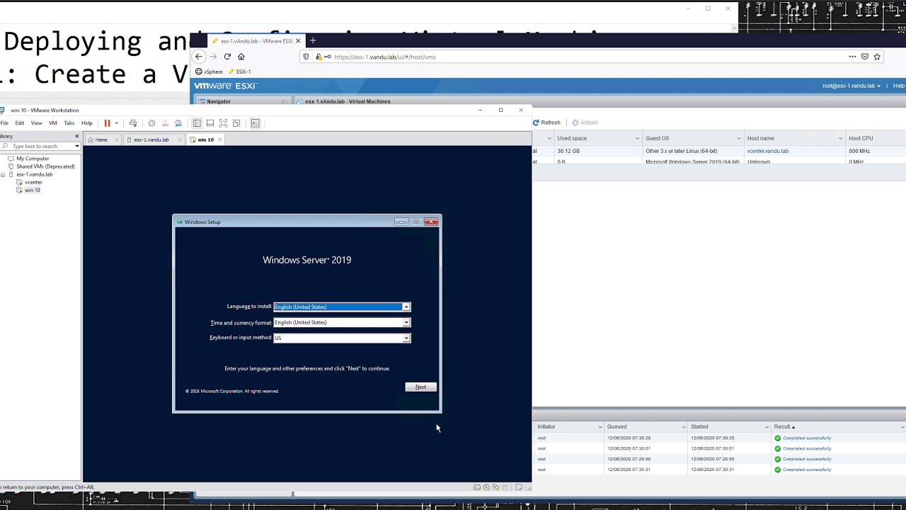 Lab 1. Task 1. Create a Virtual Machine