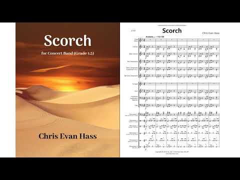 Scorch for Concert Band (Grade 1.5) | Chris Evan Hass, Composer