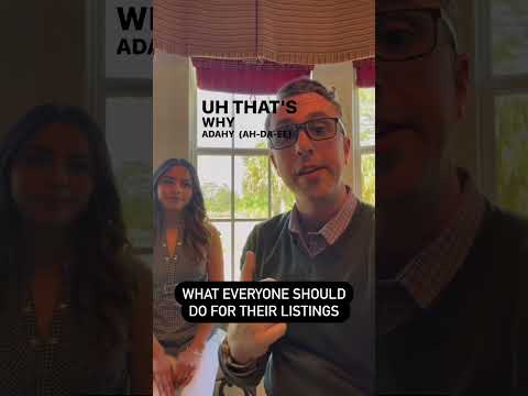 WHAT EVERYONE SHOULD DO FOR THEIR LISTINGS