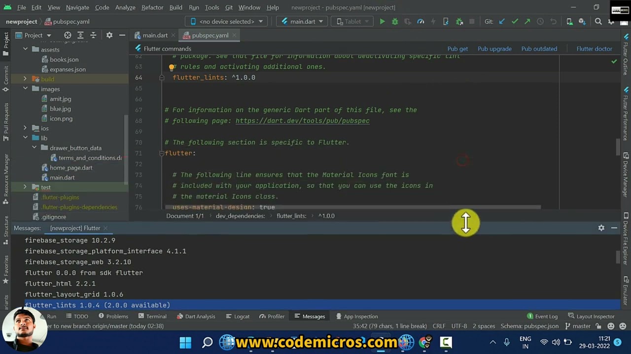 Automatically Upgrade Flutter dependence with latest version in android studio | Flutter dependence