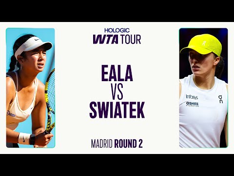 Alexandra Eala vs. Iga Swiatek | 2025 Madrid Round 2 | WTA Match Highlights