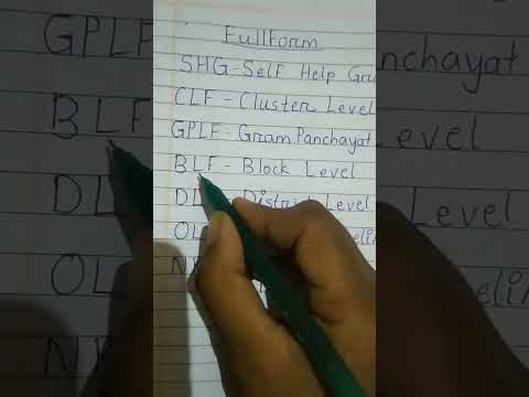 Some Fullform #SHG #Olm #CLF #GPLF @neha_sunshine. #learn #write #easy #subscribetomychannel 🙏
