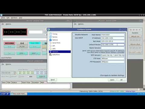 Configuring the TSS Video Server