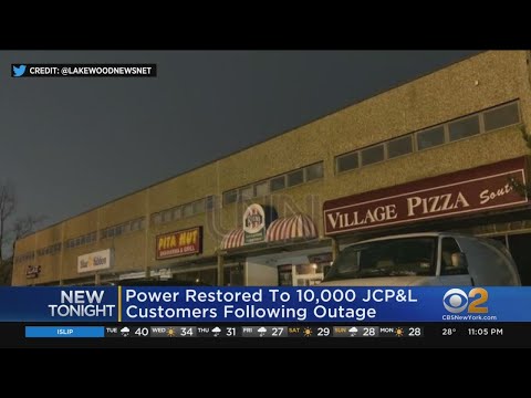 Power Restored To 10,000 JCP&L Customers Following Outage