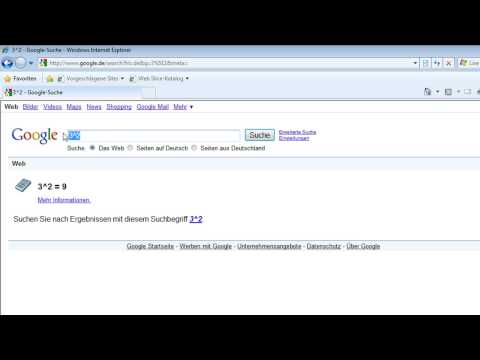Google Suchmaschine - Rechnen mit der Google-Suche