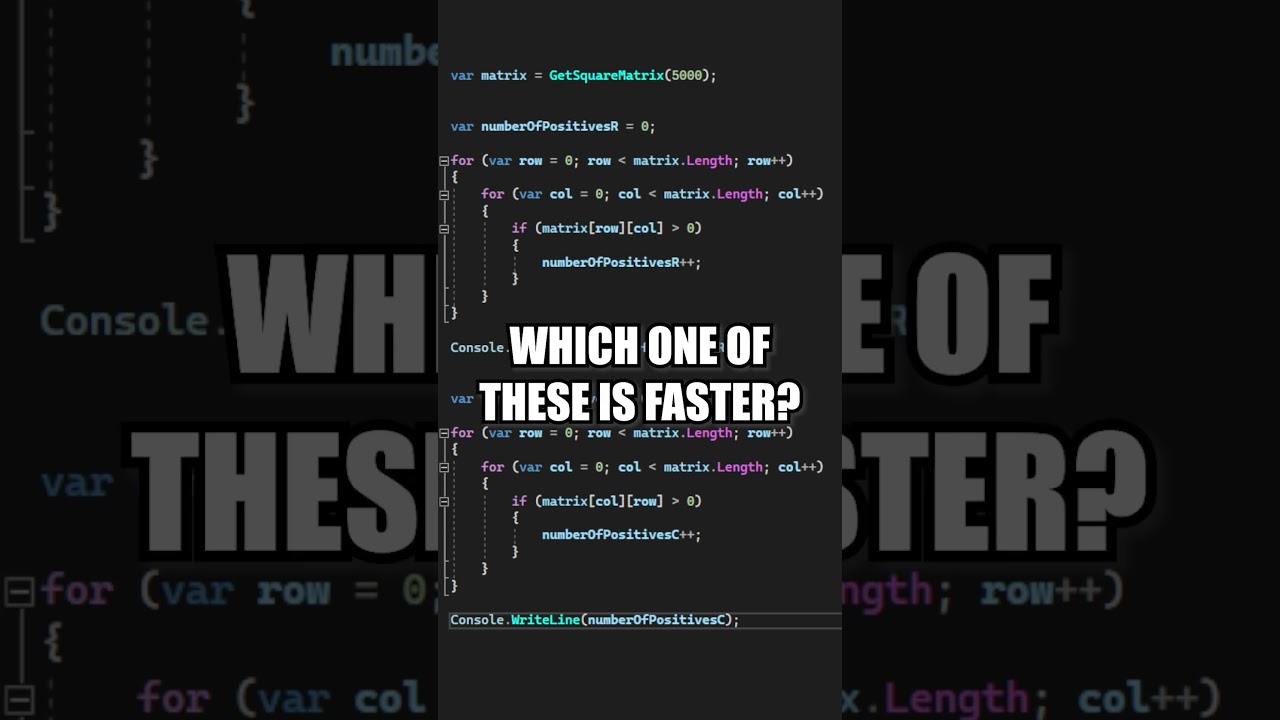 This Small Change Can Give You a 13x Performance Boost #shorts