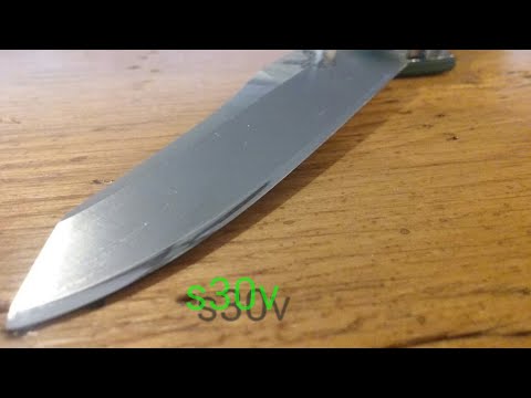 Sharpening s30v for the first time. Benchmade 940.