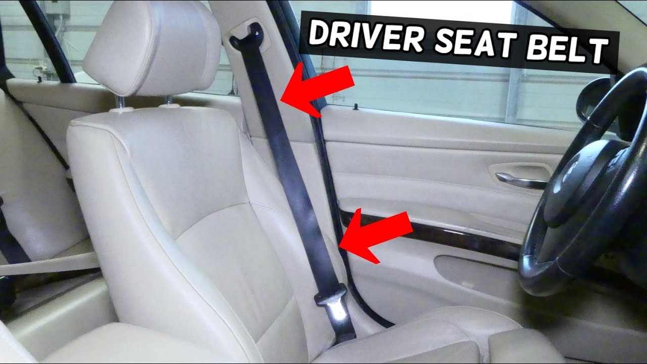 HOW TO REMOVE AND REPLACE FRONT LEFT DRIVER SEAT BELT BMW E90 E92 E91 E93