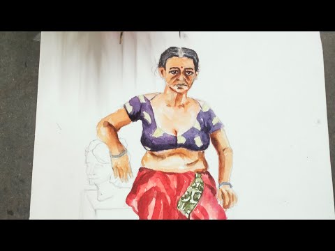 Live model drawing for bfa@Craftyspuja