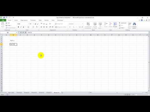 How to create the delta symbol in excel