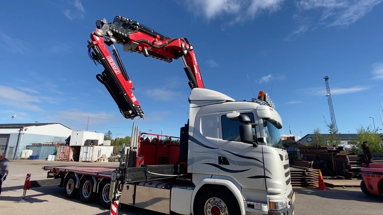 Kranbil Scania G450LB8X4*4HNA, Upplands-Bro, Klaravik auktio