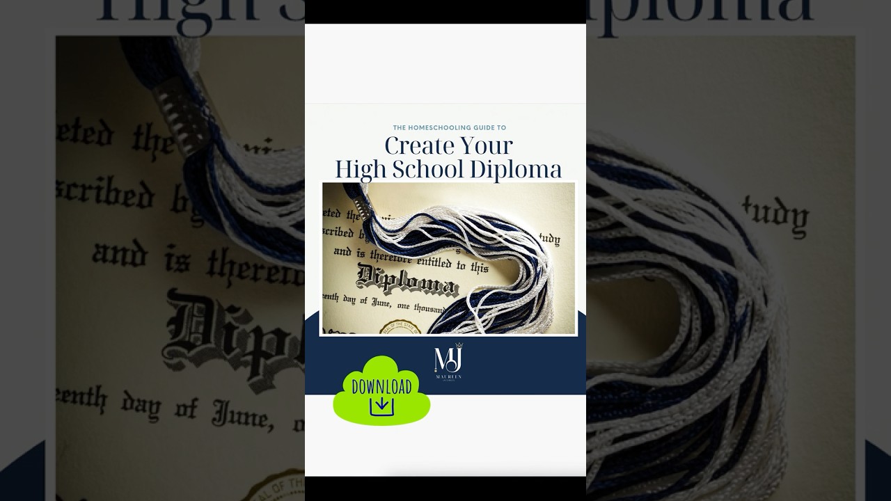 Create Your Own High School Homeschool Diploma