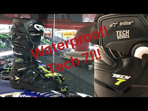 First Look! WATERPROOF Alpinestars Tech 7 Enduro Drystar Boots