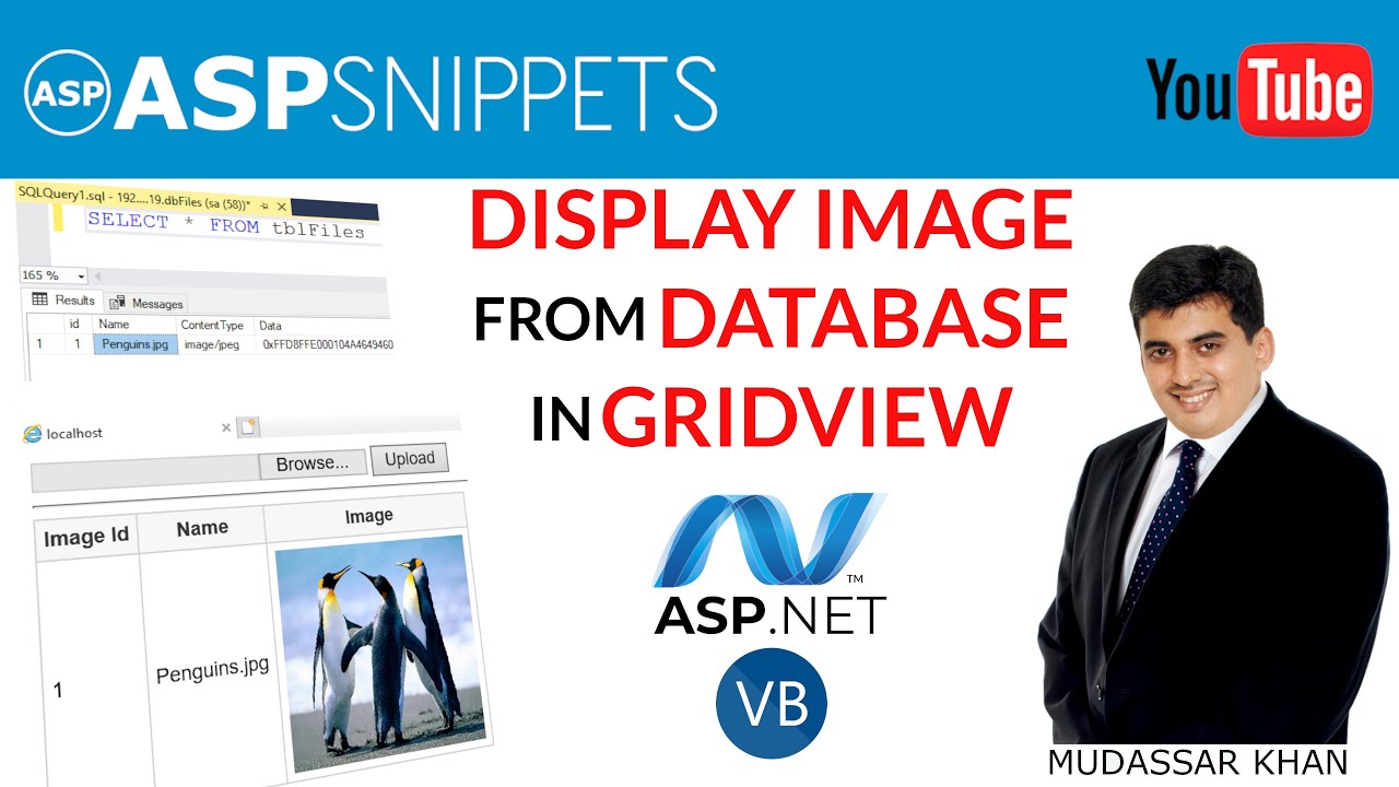 Display images from SQL Server Database in ASP.Net GridView control using VB.Net