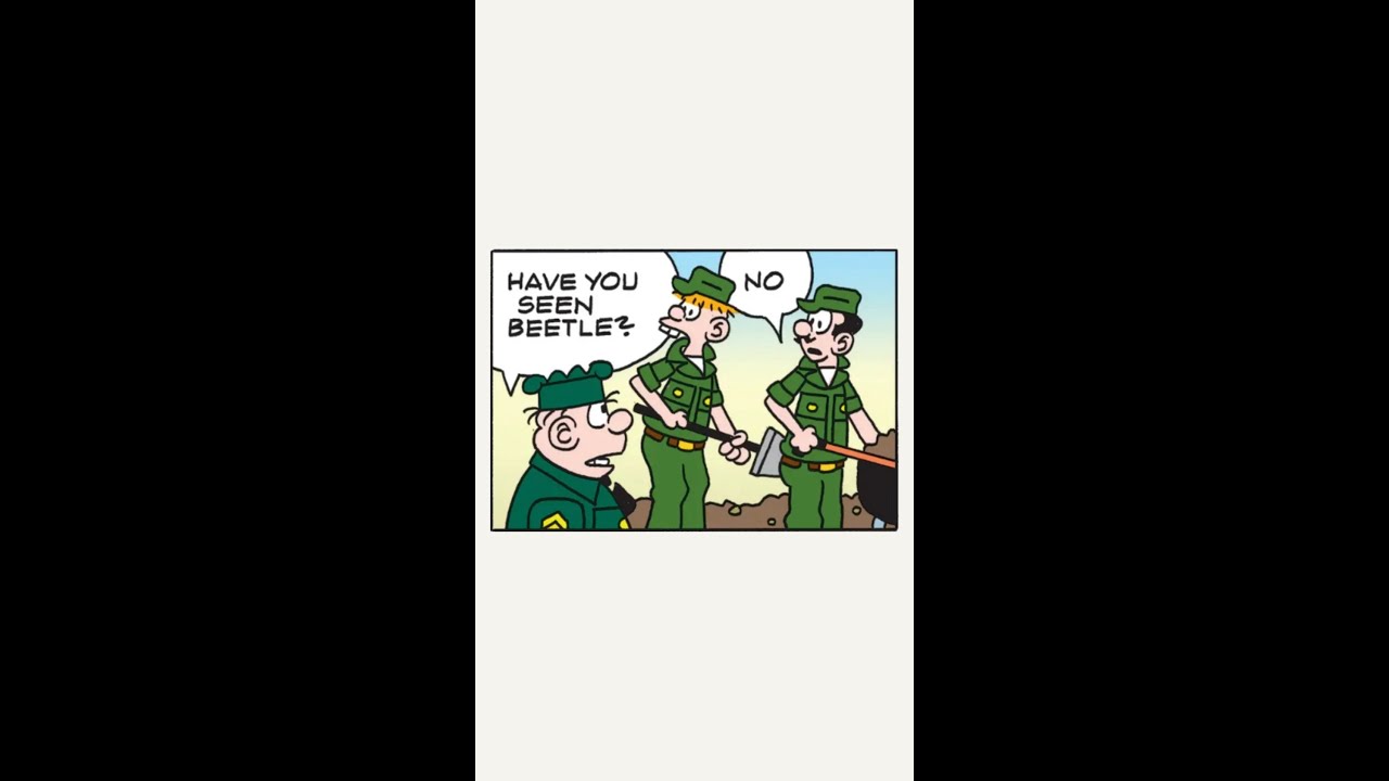 Playtime is Over- Beetle Bailey