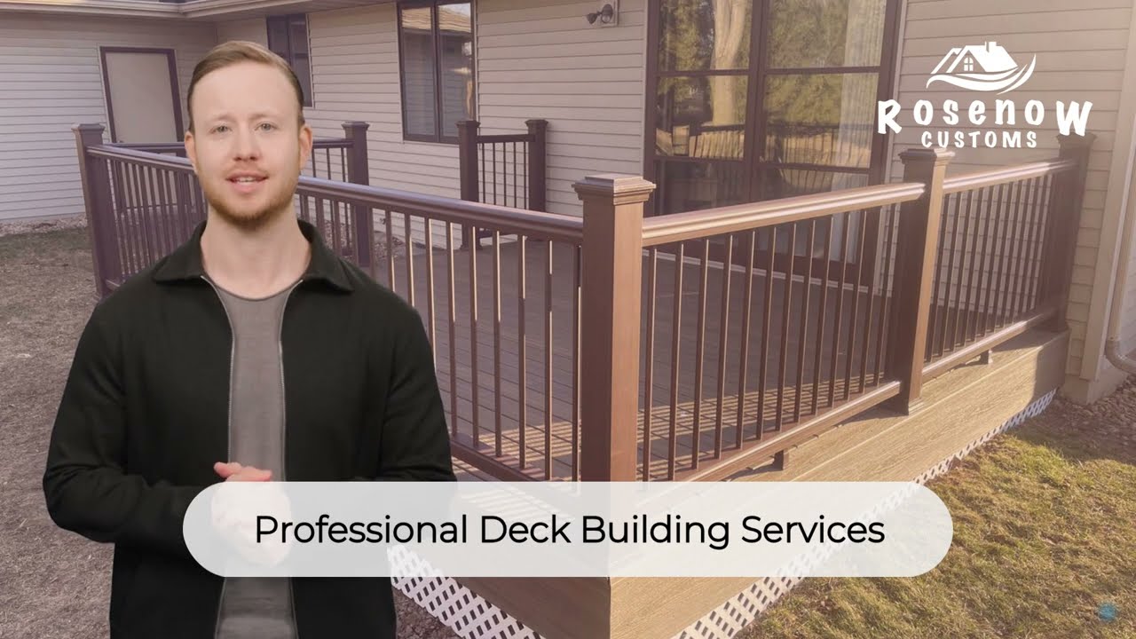 Create Your Dream Backyard: Rosenow Customs' Expert Deck Building Services