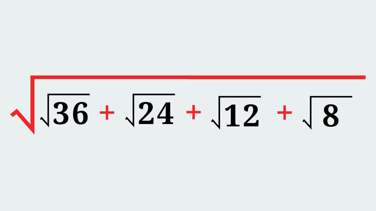 A Nice Square Root Problem 📚🔥 | #maths mathematics #exam