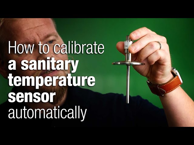How to calibrate a sanitary temperature sensor with Beamex MC6-T | Beamex