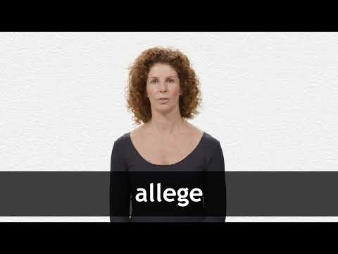 ALLEGE definition in American English | Collins English Dictionary
