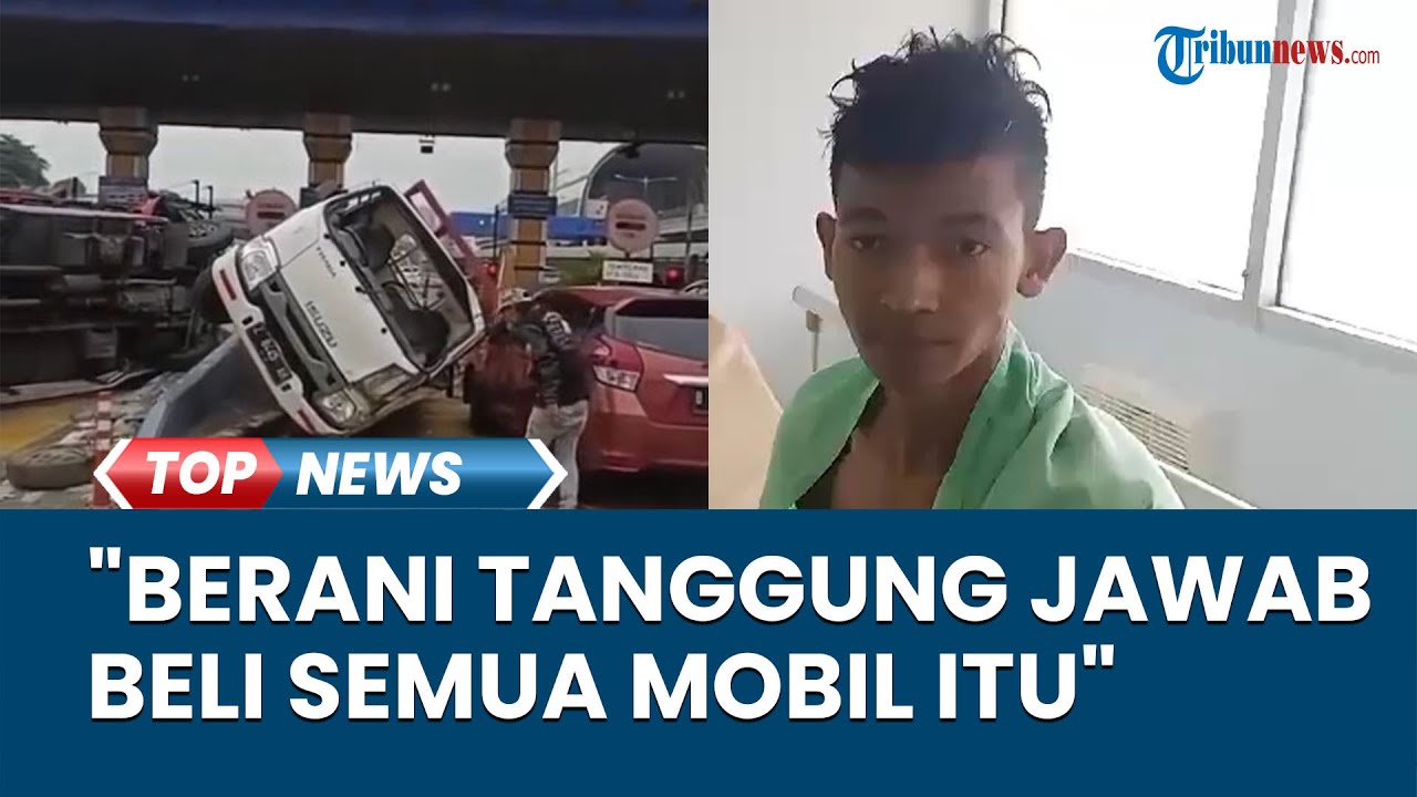 Pengakuan Sopir Truk Penyebab Kecelakaan Beruntun di GT Halim Utama, Dikerjai Orang Tali Gas ...
