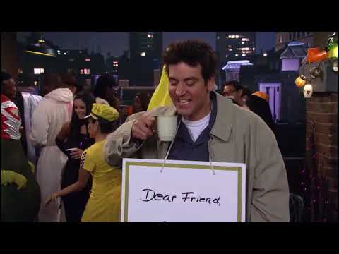 TED AND MARSHALL WEDDING GIFT AND THANK YOU NOTE/ How I Met Your Mother.