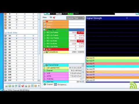NetAlly - Channels - WiFi Analyzer Pro